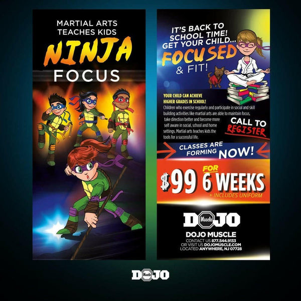 Back To School With Ninja Focus Rack Cards V1a