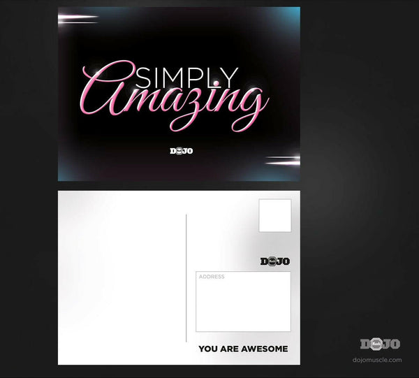 Great Job Cards 1D - Simply Amazing - Pink | Dojo Muscle