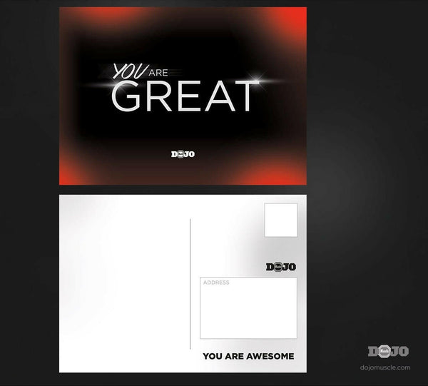 Great Job Cards - You Are Great Red | Dojo Muscle