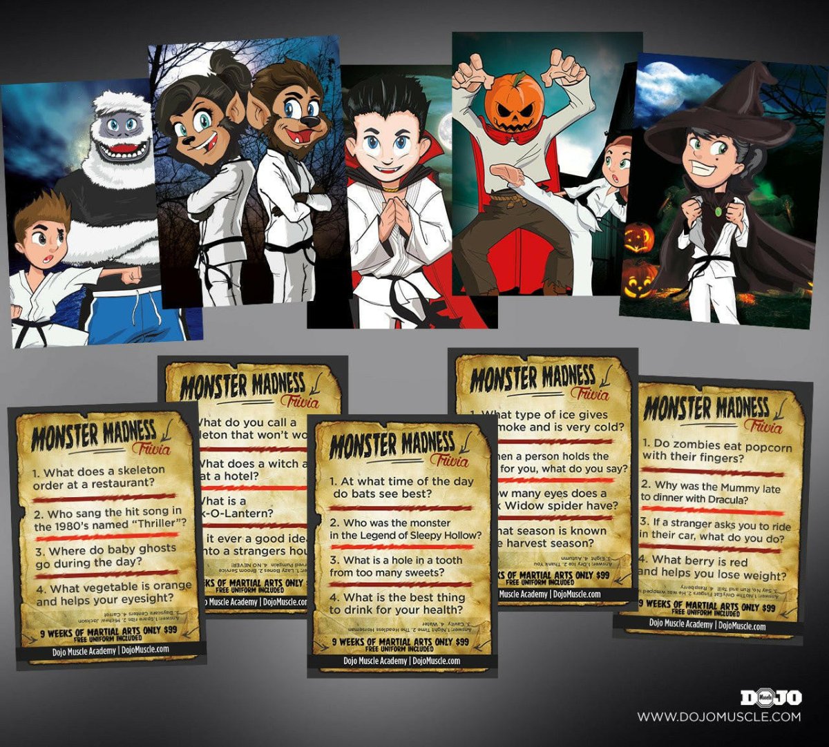 Monster Madness Halloween Trivia Cards from $347.00